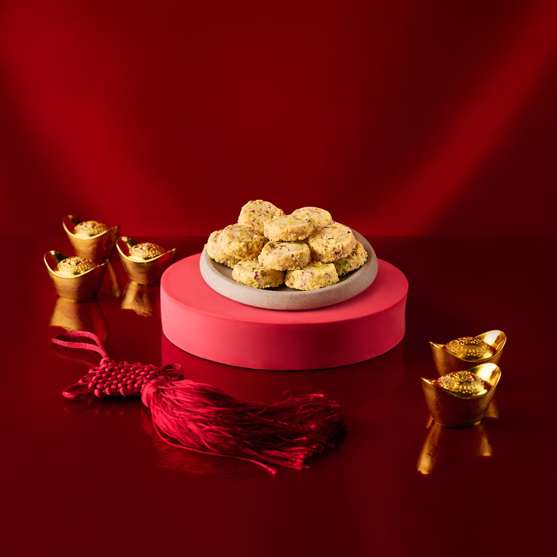 Rose and Pistachio Shortbread Cookies - Lunar New Year 2026 | Fairmont ...